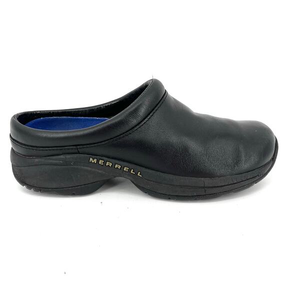 Merrell | Shoes | Merrell Womens Black Leather Jungle Primo Slide ...